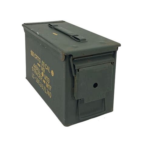 5 Pack Five 50 Cal Grade 2 Ammo Cans M2a1 556 Empty Ammunition Cans
