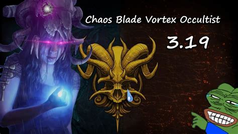 [poe 3 19] Blade Vortex Occultist Insane Mapper Youtube
