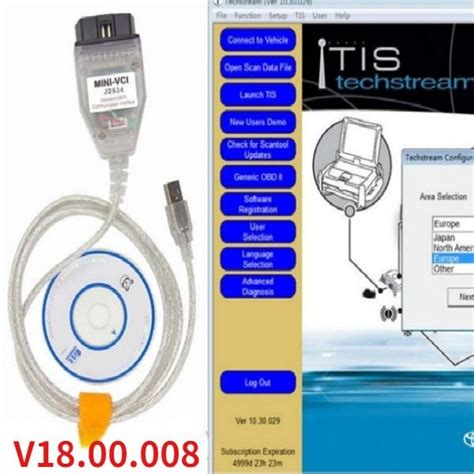 Minivci For Toyota Tis Techstream V1800008 Mini Vci Wish