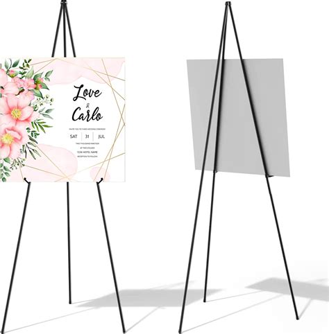 Buy Easel Stand For Display Wedding Sign And Art Poster 63 Inches Tall Easels For Display With