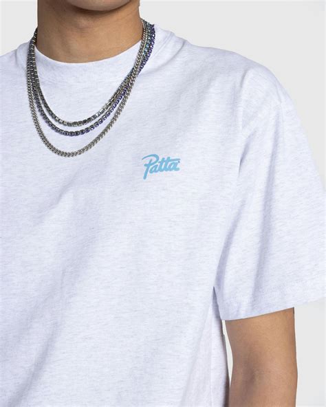 Patta Perfect Hug T Shirt Light Grey Melange Highsnobiety Shop