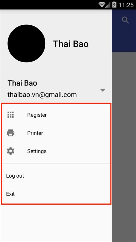Design Support Library Navigation View