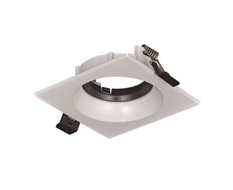 Gu10 Mr16 Gu5 3 Square Recessed Trims Frame Ring For Led Downlight