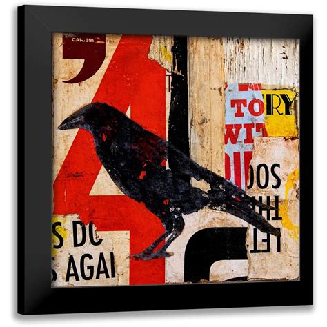 Ashley Erin 15x15 Black Modern Framed Museum Art Print Titled The