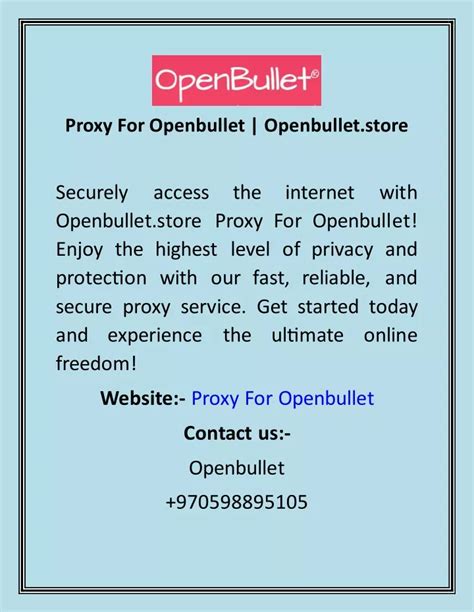 ppt proxy for openbullet openbullet store powerpoint presentation