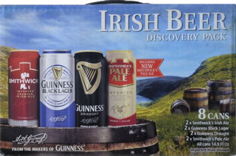Extraordinary Irish Beer Discovery Pack 8 Count149 Fl Oz Harris Teeter
