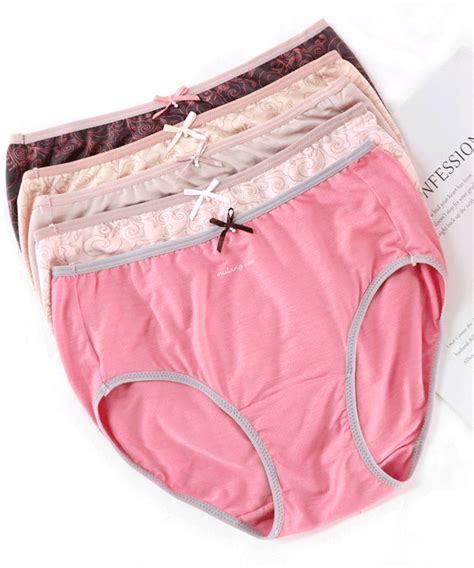 5매세트 소재좋은 뱀부 빅사이즈 맥시팬티세트 에이블리
