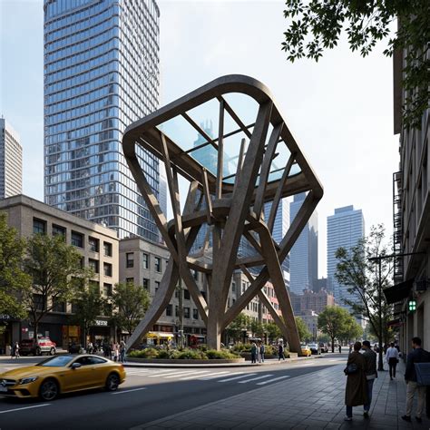 Pavilion Deconstructivism Style Building Design Ideas