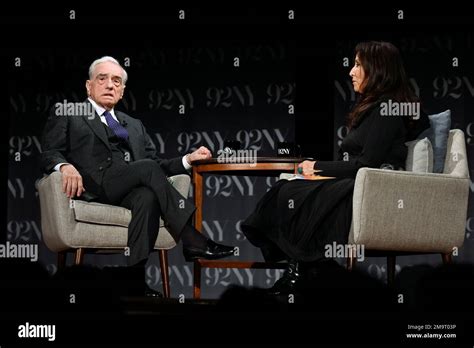 Martin Scorsese Left And Olivia Harrison Discuss Her Book Came The Lightening Twenty Poems