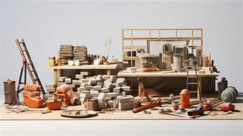 Premium Ai Image Construction And Building Materials