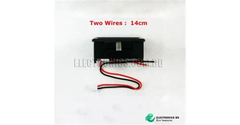 2 Wire DC 7 100V 0 56 Mini Digital Red Panel LED Display Volt Meter Voltmeter Voltage Meter