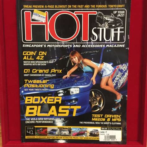 hot stuff magazine issue 41 car accessories on carousell