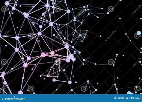 Abstract Network Data Connection Stock Illustration Illustration Of