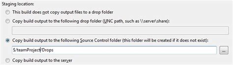 Tfs Visual Studio Online Build Drop Only Contains Log Files Stack Overflow