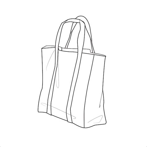 Premium Vector Bag Design Vector Flat Illustration Template