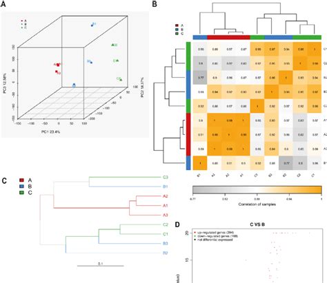 A Principal Component Analysis Pca Of Mrna Expression Showing