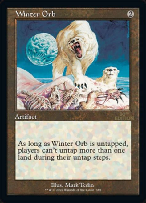 Winter Orb Fourth Edition Mtg Print