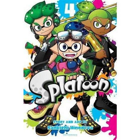 Splatoon Manga Vol 1 4 Collection 4 Books Set By Sankichi Hinodeya