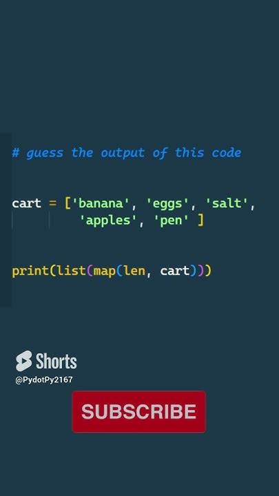 Guess The Output Of This Code Map Function List In Python Python