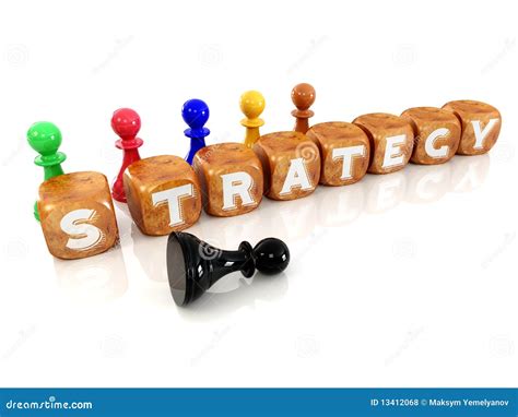 Cubes Strategy Stock Illustration Illustration Of Background 13412068