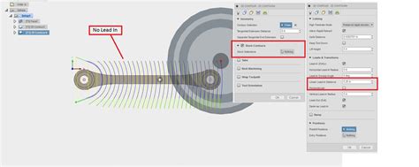Using Stock Contours With 2d Contour And Roughing Passes Removes Lead In Autodesk Community