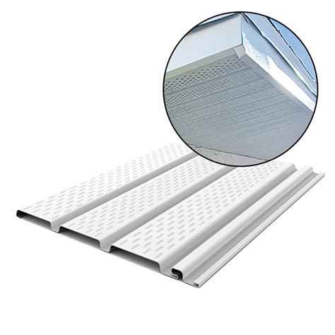 External Spandrel Eave Decoration Matt White Wood Texture Fasica Vinyl