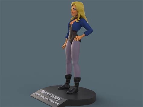 🏍️ Black Canary Justice League Unlimited・ Stl File For ・cults
