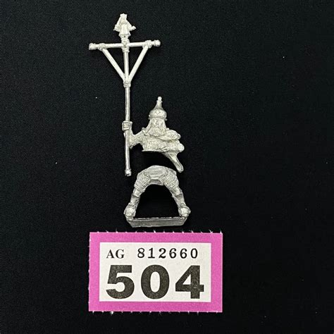 Kislev Con Ali Lancer Standard Portatore Rider Oldhammer Old World