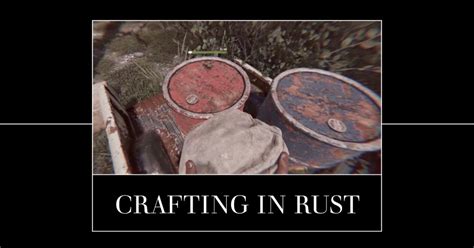Rust Crafting From Rock To Rocket Launcher