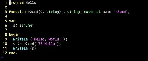 radare on twitter thanks to pas2js it s possible to use pascal as a
