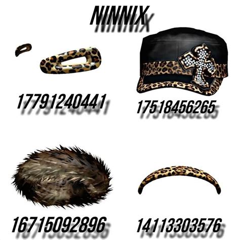 Roblox Id Accessories