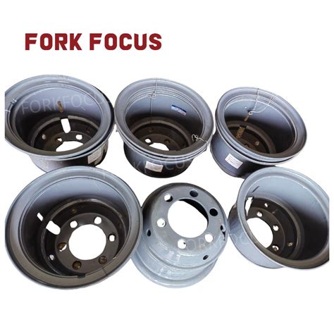 Forklift Spare Parts All Sizes Forklift Steel Wheel Rims 433r 8 Wheel