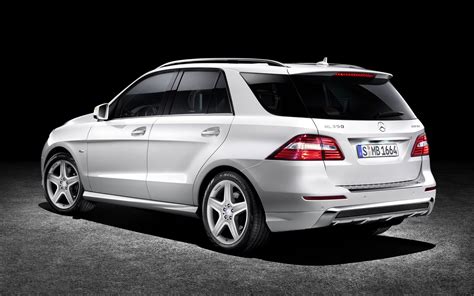 Фото обои Mercedes-Benz ML 350, Мерседес МЛ класса, белый, дизельный ...