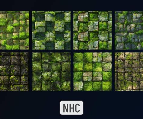 Artstation Nhc Moss Textures Game Assets