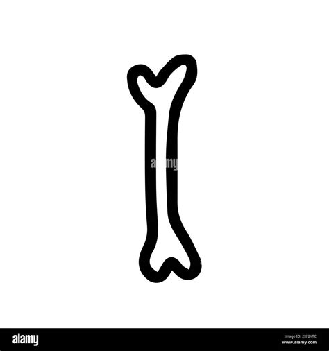 Hand Drawn Doodle Bone Stock Vector Image And Art Alamy