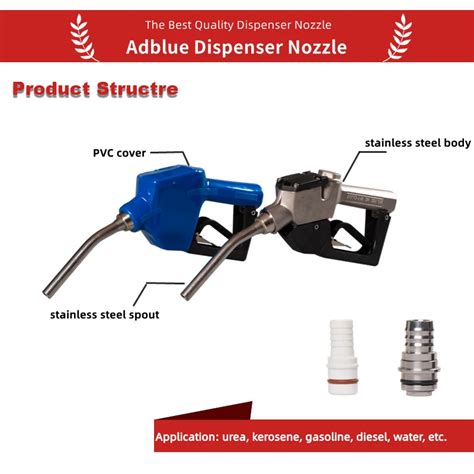 Stainless Steel Automatic Adblue Nozzle Adblue Urea Pump Automatic