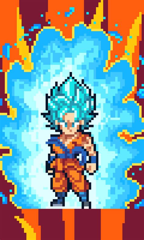 Goku Blue Card Dokkan Battle Sprite Swl By Darkmaxell12 On Deviantart