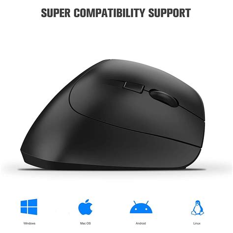 Nulaxy Bluetooth Vertical Ergonomik Mouse Siyah 42440