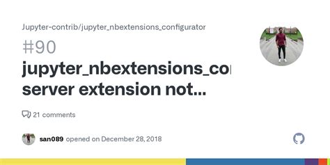 Jupyter Nbextensions Configurator Server Extension Not Visible Issue Jupyter Contrib
