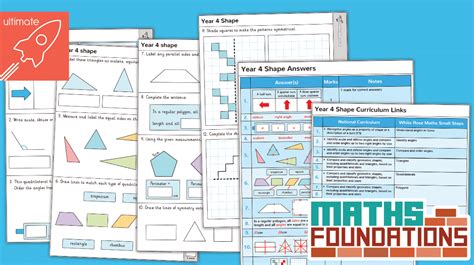 Teachers Pet Year 4 Shape Assessment Booklet