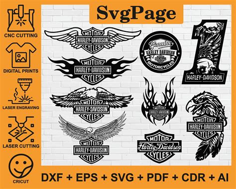 Harley Davidson Logo Template