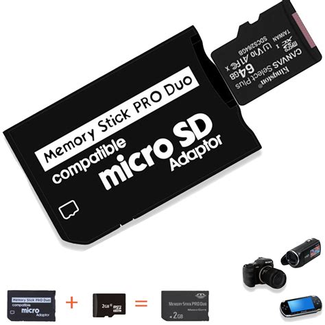 Nuevo MICRO SD GB TF Para Memory Stick PRO Duo Adaptador Para Psp Productos De Calidad Compras