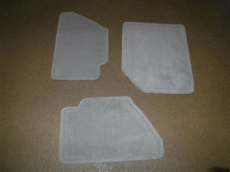 2007 Ford Edge Set Of 3 Oem Mopar Floor Mats Missing Driver Mat Tan B