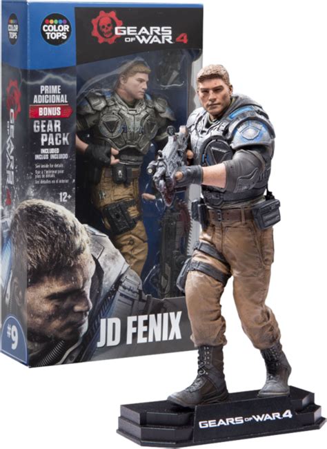 Gears Of War 4 Jd Fenix 7” Colour Tops Action Figure Mcfarlane Toys