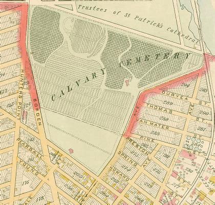 Location Of Buildings On Old Map