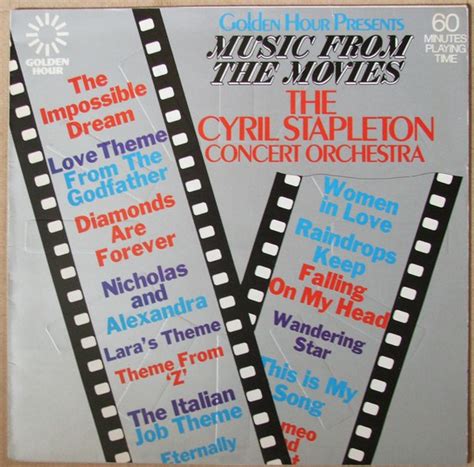 The Cyril Stapleton Concert Orchestra Golden Hour Presents Music From The Movies Vinyl Lp Lp