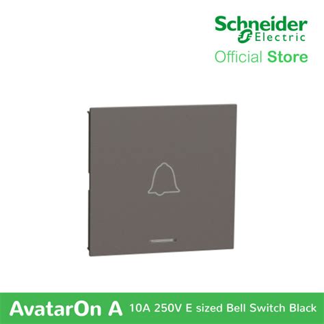 Schneider Avataron A 10a 250v E Sized Bell Switch Black M3t31 Bp Bk Lazada Ph