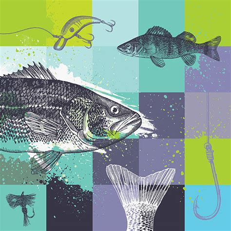 Fishing Background Vector Illustrations Royalty Free Vector Graphics