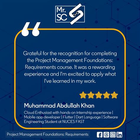 Project Management Foundations Requirements On Linkedin Alwaysbelearning Supplychain