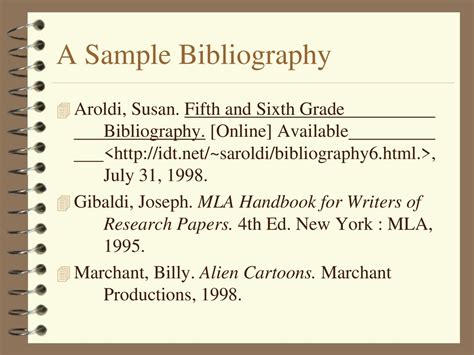 How To Write A Bibliography Ppt Download